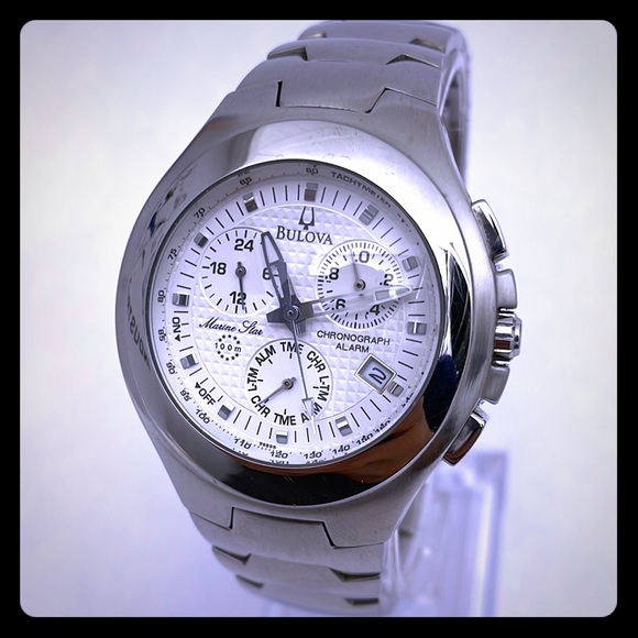 Bulova | Accessories | New Bulova Chronograph Marine Star Mens Watch ...